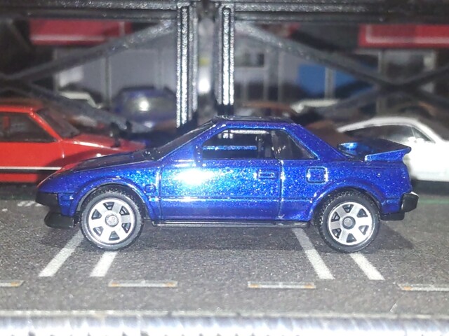 1984 TOYOTA MR2 AW11 / Strong Blue Metallic 《 MATCHBOX》Headlight Close ...