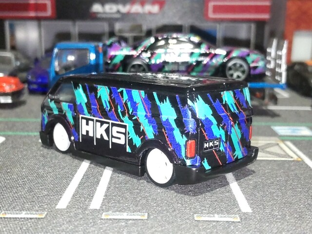 MBK VAN / HKS OIL COLOR ｢HW PREMIUM 2pack｣ 《HOTWEELS PREMIUM》 : 1/64 ...