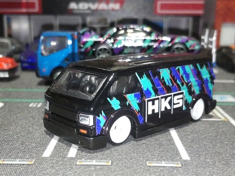 MBK VAN / HKS OIL COLOR ｢HW PREMIUM 2pack｣ 《HOTWEELS PREMIUM》 : 1/64 ...