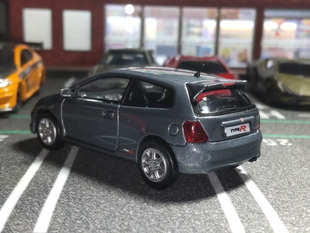 HONDA CIVIC TYPE R EP3 / Cosmic Gray 【PARA64】 : 1/64 STYLE MY GARAGE ...