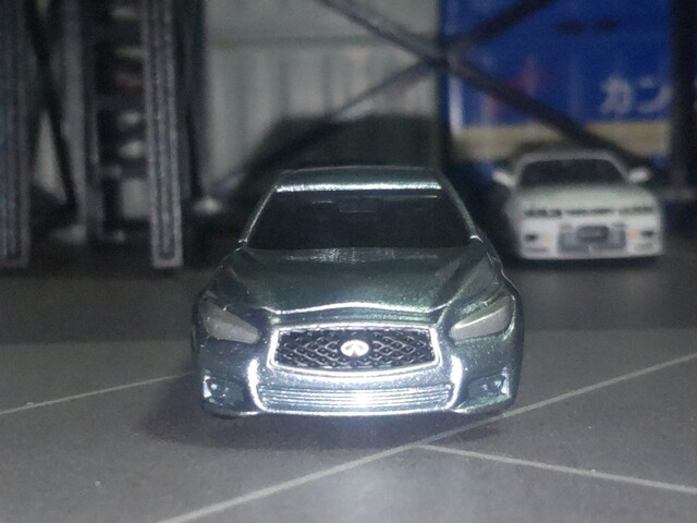 ∼TOMICA∼ NISSAN SKYLINE (INFINITI Q50) [V37] # HAGANE Blue * No.105 ...