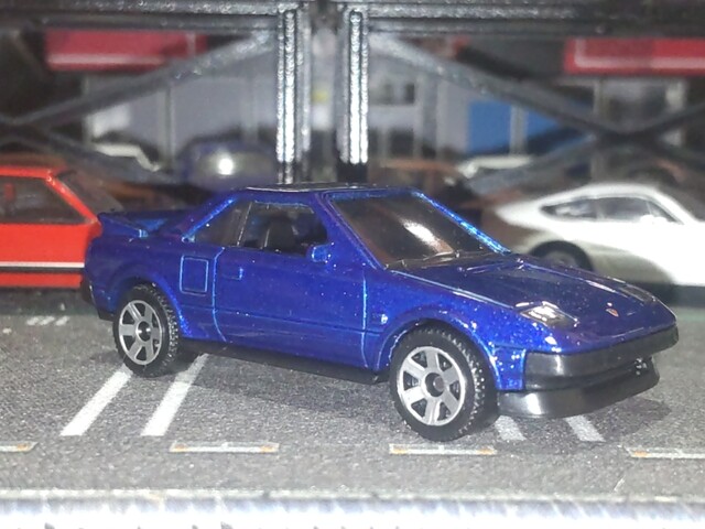 1984 TOYOTA MR2 AW11 / Strong Blue Metallic 《 MATCHBOX》Headlight Close ...
