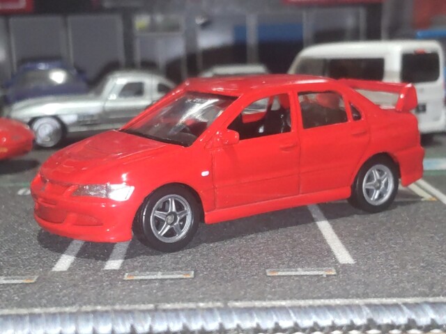 MITSUBISHI LANCER EVOLUTION Ⅷ CT9A / Red Solid《WELLY》Scale:1/60トイザらス ...