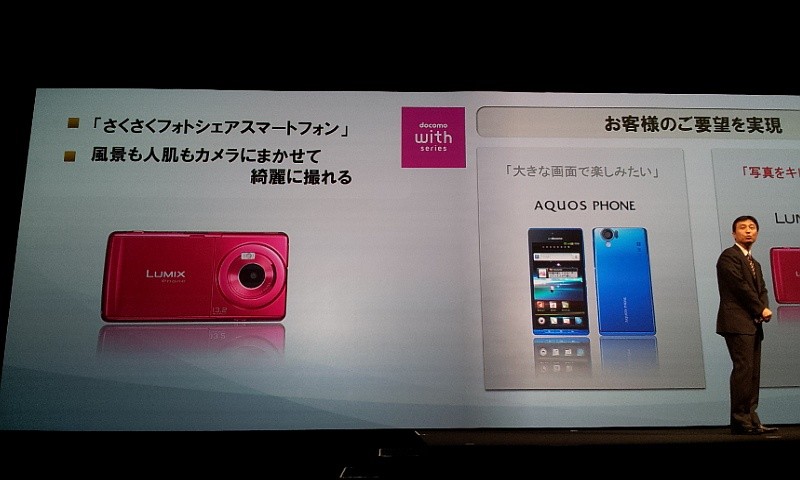 NTTドコモ、1GHzデュアルコアCPUや防水に対応したデジカメっぽいスマートフォン「LUMIX Phone P-02D」を発表 ...