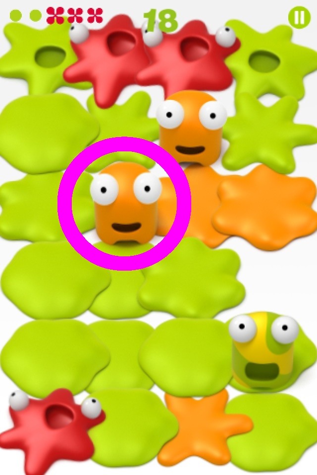 アメーバーのようなGuglをタップして潰そう！キモかわいいちょっと変わったもぐらたたき「Smack That Gugl」【iPhoneアプリ ...