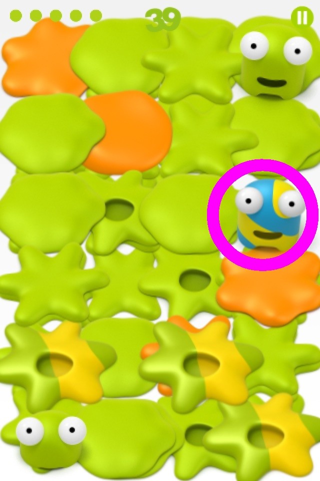 アメーバーのようなGuglをタップして潰そう！キモかわいいちょっと変わったもぐらたたき「Smack That Gugl」【iPhoneアプリ ...