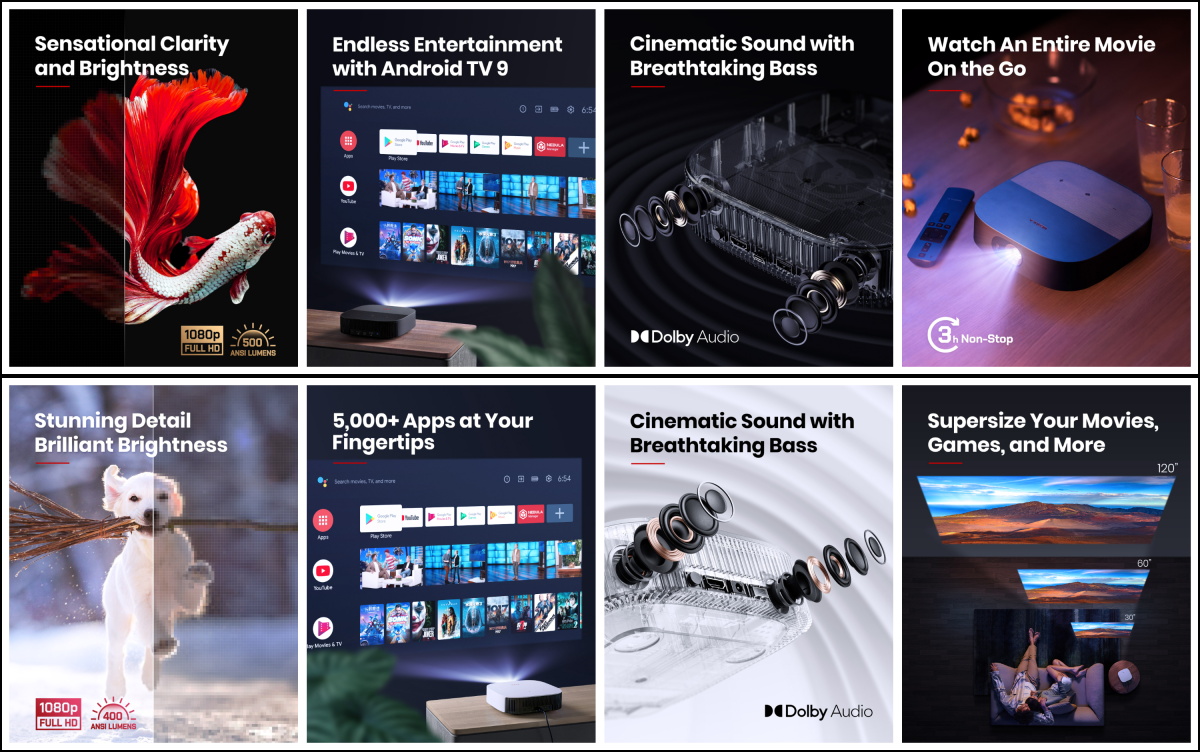 Anker、Android TV搭載スマートプロジェクター「Nebula Vega Portable」と「Nebula Solar」を発売 ...