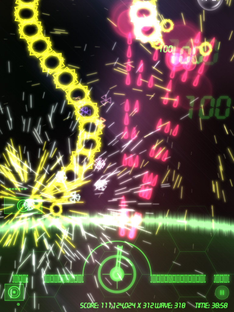 美しいネオンの煌めきスペースバトルシューティング「Neon Battle HD」【iPhoneアプリ】【iPadアプリ】 - S-MAX