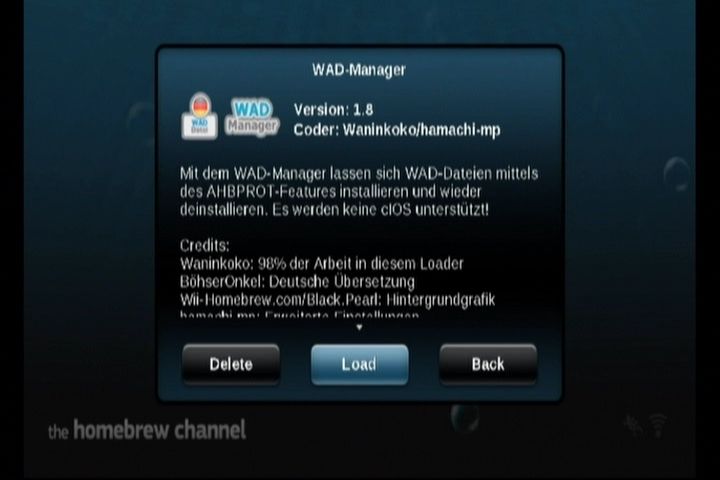 PSP初心者改造ブログ : Wiiのwadインストール「Wad Manager 1.8 Unofficial」