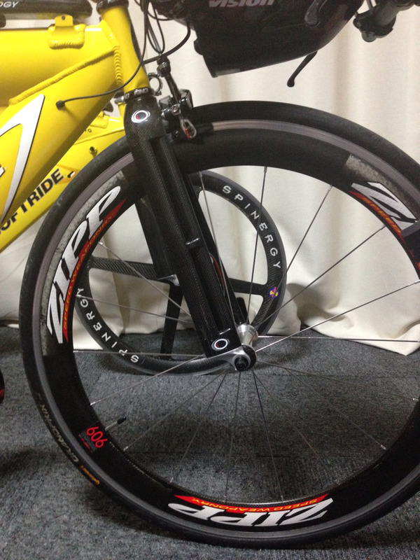OVAL A900 jetstream aero fork : [650C巡り]softrideたけのこヾ(＠⌒ー⌒＠)ノのブログ（ソフトライド）