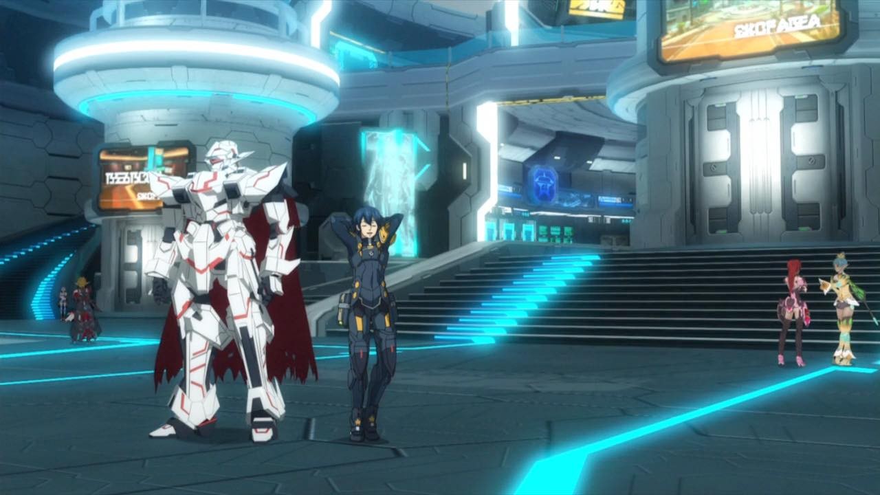 【PSO2 THE ANIMATION】第2話「孤高の戦士」感想まとめ：クーナのライブやロックベア登場！イツキを観察する謎の美少女転校生の正体 ...