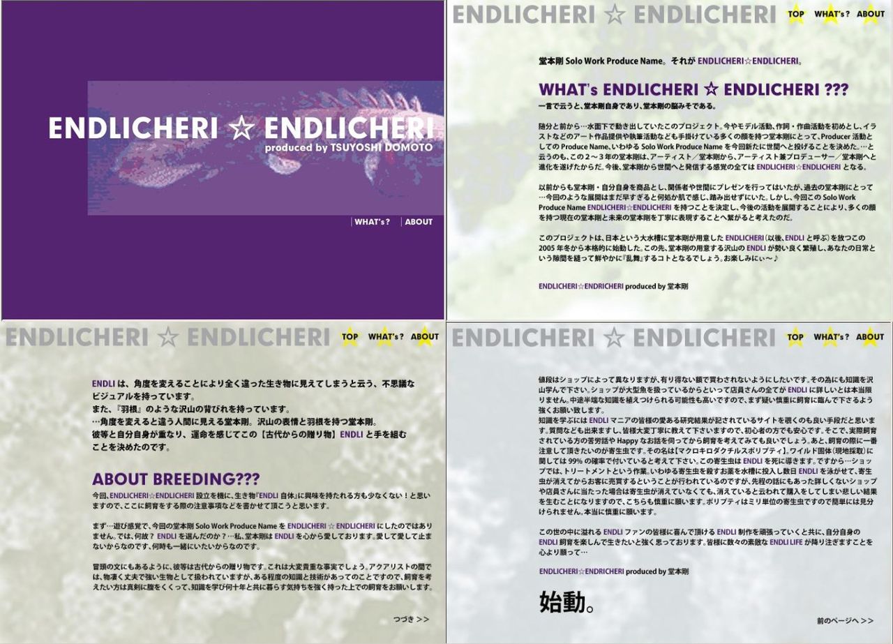 Tsuyoshi Domoto --堂本剛さん その軌跡 --:プロジェクト