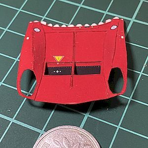 ランボルギーニ イオタ(SHINYA papercraft.)(A4→A6)#03 : soone707 - ペーパークラフト日記