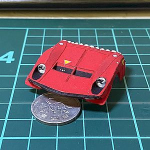 ランボルギーニ イオタ(SHINYA papercraft.)(A4→A6)#05 : soone707 - ペーパークラフト日記