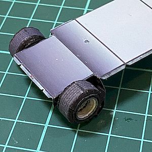 ランボルギーニ イオタ(SHINYA papercraft.)(A4→A6)#10 : soone707 - ペーパークラフト日記