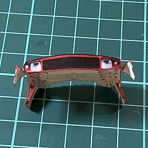 ランボルギーニ イオタ(SHINYA papercraft.)(A4→A6)#05 : soone707 - ペーパークラフト日記