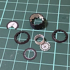 ランボルギーニ イオタ(SHINYA papercraft.)(A4→A6)#10 : soone707 - ペーパークラフト日記