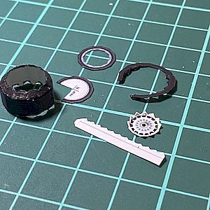 ランボルギーニ イオタ(SHINYA papercraft.)(A4→A6)#10 : soone707 - ペーパークラフト日記