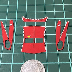 ランボルギーニ イオタ(SHINYA papercraft.)(A4→A6)#03 : soone707 - ペーパークラフト日記