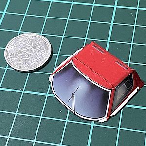 ランボルギーニ イオタ(SHINYA papercraft.)(A4→A6)#01 : soone707 - ペーパークラフト日記