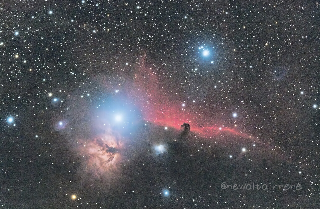 IC434（馬頭星雲）にHαを追加しました 2024-12-12 : 宙が好き