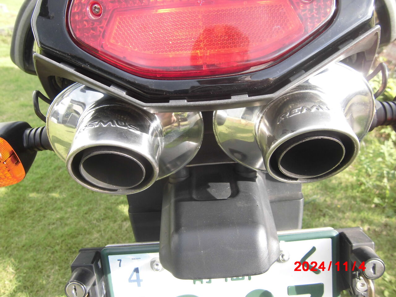 【R1100S】REMUSフルエキを装着 : 空豆ヒロシの小さな幸せ