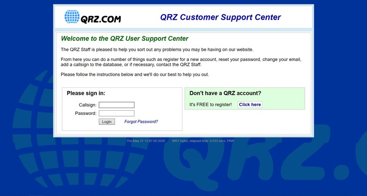QRZ.comとLoTWに登録（備忘録） : ... in the air
