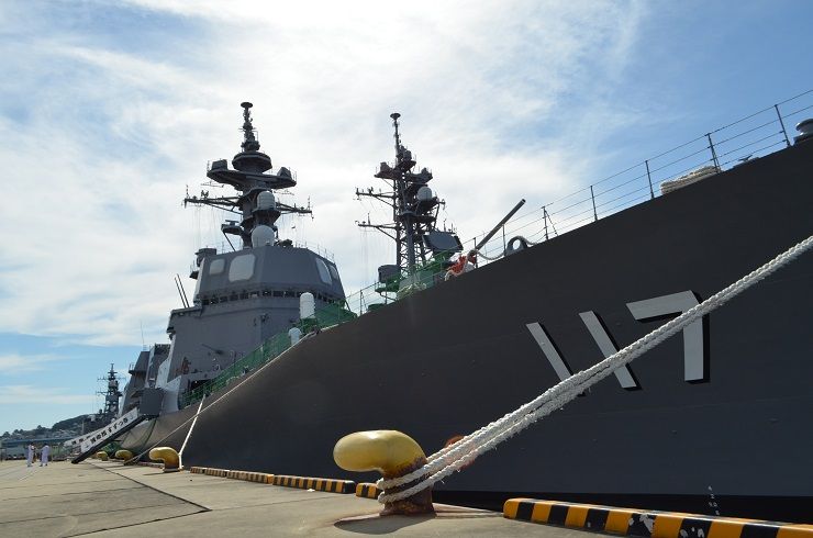 護衛艦 DD117 すずつき 見学記。 : 蒼空の昴SHOWCASE