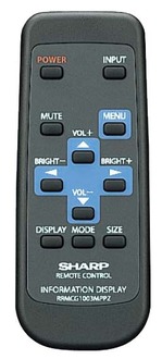 サウンドシティ : シャープ業務モニター用リモコンRRMCG1003MPPZ