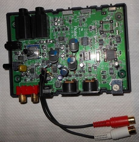 EDIROL(ROLAND) UA-20 改造4 差動変換OP-AMPの電源(5V)に「ニッケミ 高分子固体コンデンサ PSC」を取り付けた ...
