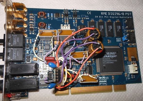 RME DIGI96/8 PST オペアンプ LME49990 電源 デカップリングコンデンサ交換 : サウンド南渡！の blog