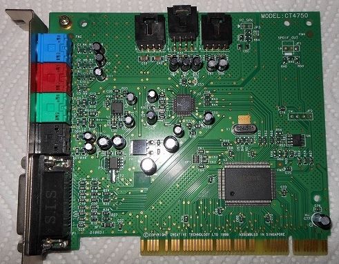 Creative CT4750 オペアンプ交換(JRC 4565 → MUSES 8920)、カップリングコンデンサ交換 : サウンド南渡！の ...