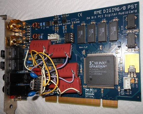 RME DIGI96/8 PST オペアンプ交換(MUSES 8920 → LME49990)、カップリングコンデンサ交換(VISHAY ...