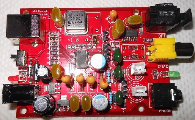 NFJ PCM2704 USB DAC Kitの作成・改造 : サウンド南渡！の blog