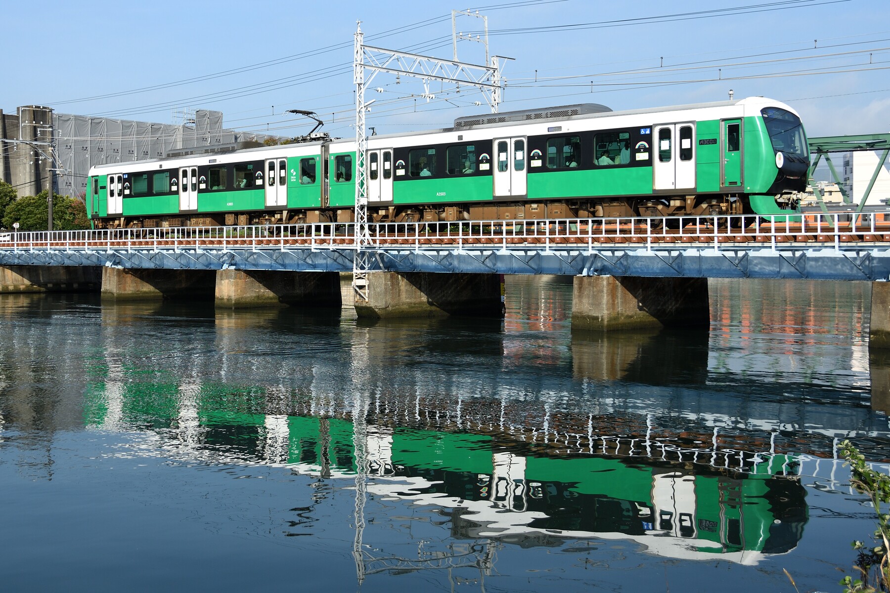 【10月2日】静岡鉄道A3003号「JA共済の地域貢献活動」HM掲出中 : 山紫水明な景色を求め