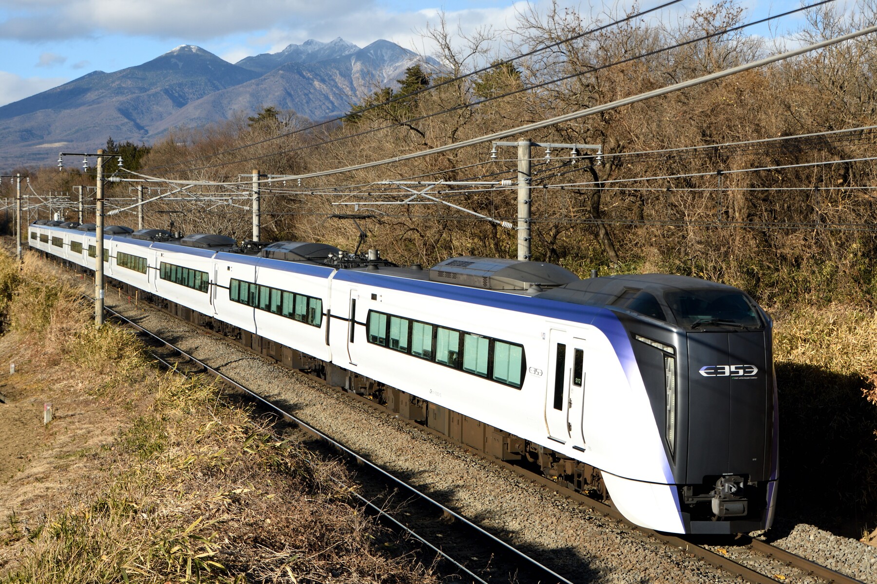 【1月4日】JR中央本線 E353系「特急あずさ・かいじ」 : 山紫水明な景色を求め