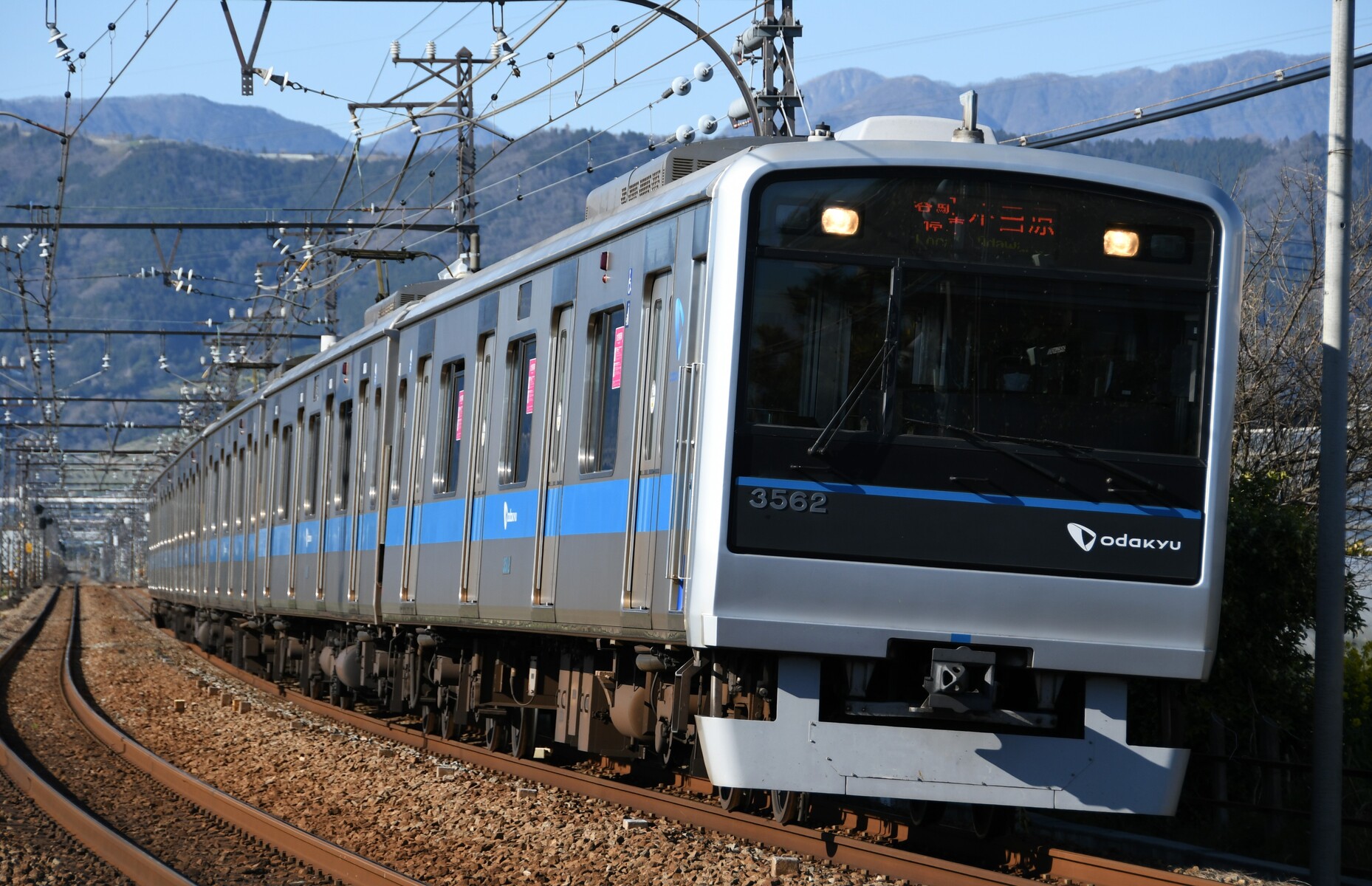 【3月20日】小田急線 通勤電車の撮影 : 山紫水明な景色を求め