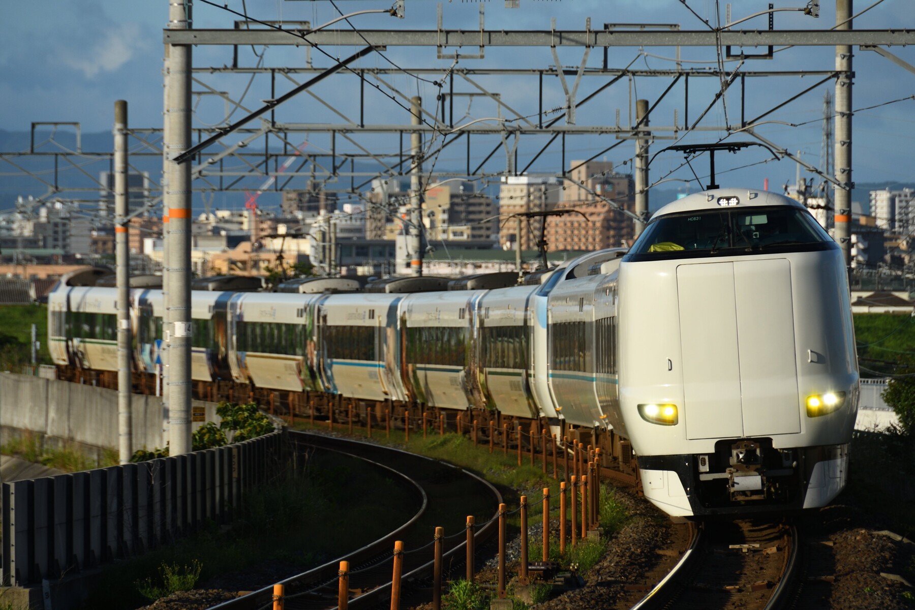 【7月16日】JR阪和線 287系「特急くろしお」増結9両運転 : 山紫水明な景色を求め