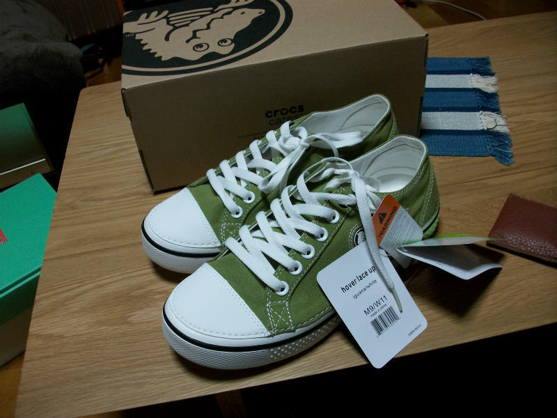 crocs hover lace up イグアナホワイト : Square.