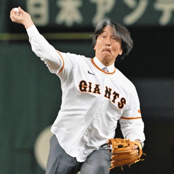 【朗報】松井秀喜氏が巨人ファンを沸かせる！10年ぶりの始球式に感動の声殺到 : スポーツまとめもりー