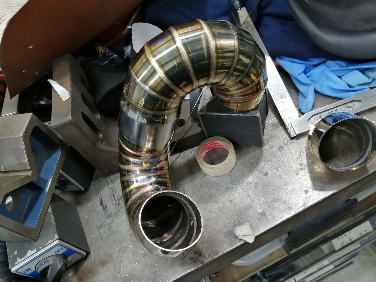 ss-muneda : エビ管溶接、練習中。