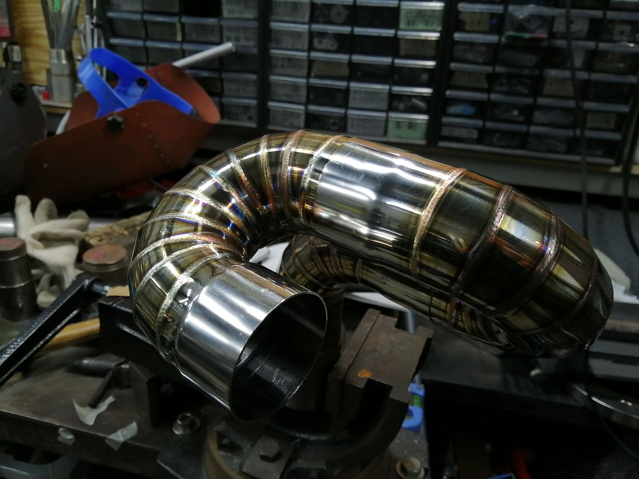 ss-muneda : エビ管溶接、練習中。