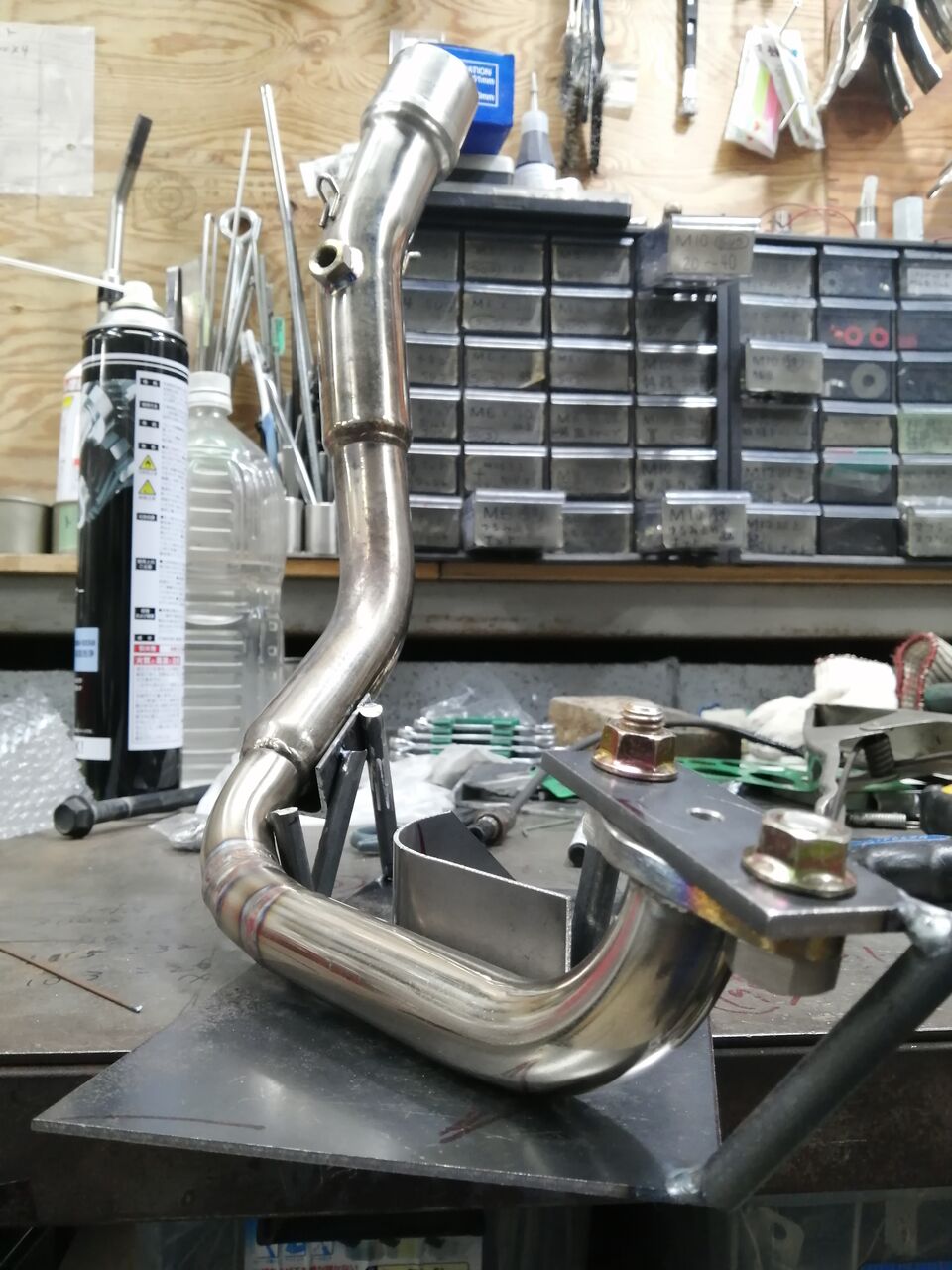 ss-muneda : V125 マフラー製作