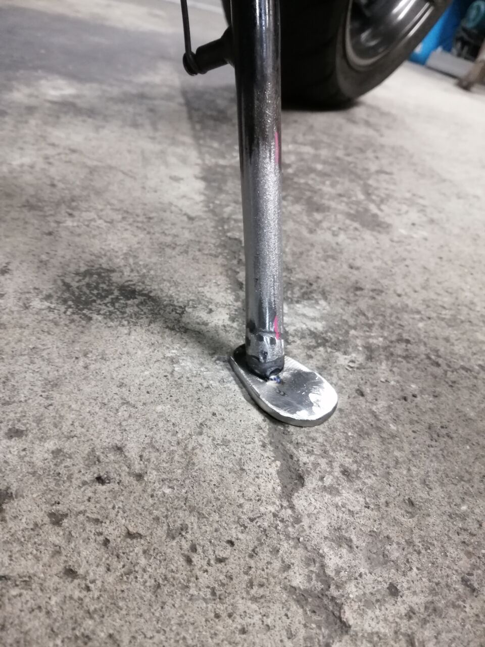 ss-muneda : サイドスタンド延長加工