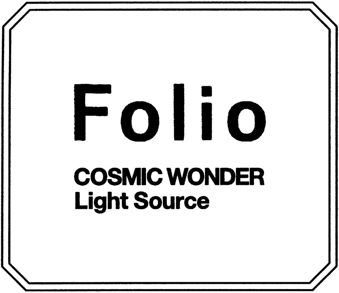 スタンダードブックストア:【BOOK】Folio COSMIC WONDER Light Sourceリリース！ - livedoor ...