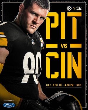 鉄太郎のアメフトブログ : Week16 CIN@PIT 試合日程と見どころ