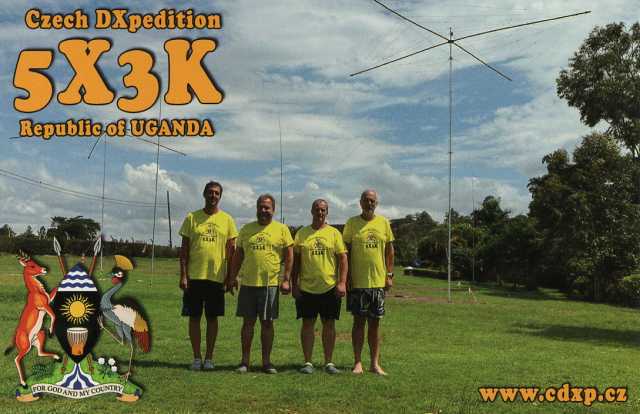 JO2QLV@blog : 5X3K（ウガンダ） QSLカード届く