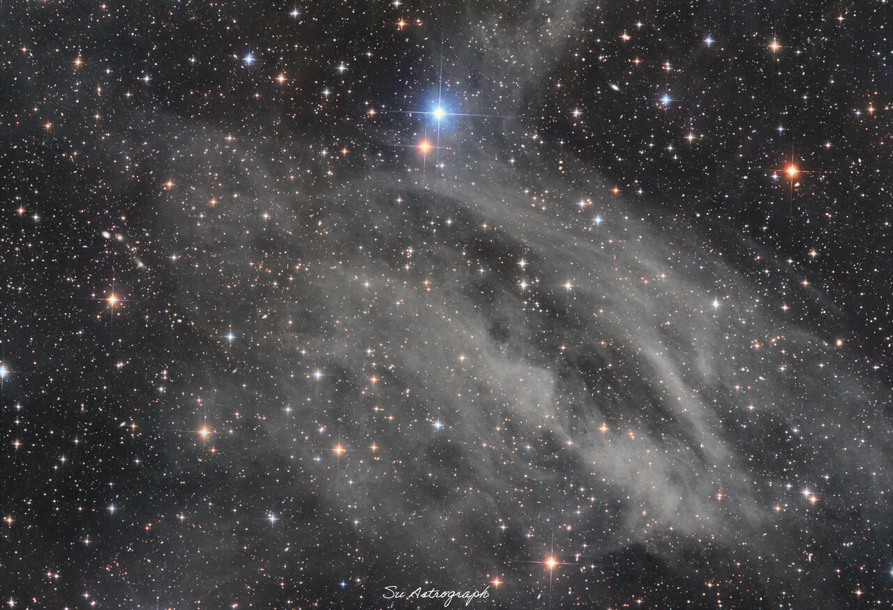 Liu (リュウ)さんの天体写真 ヘラクレス座の分子雲sh2-73 : すばる天文同好会ブログ