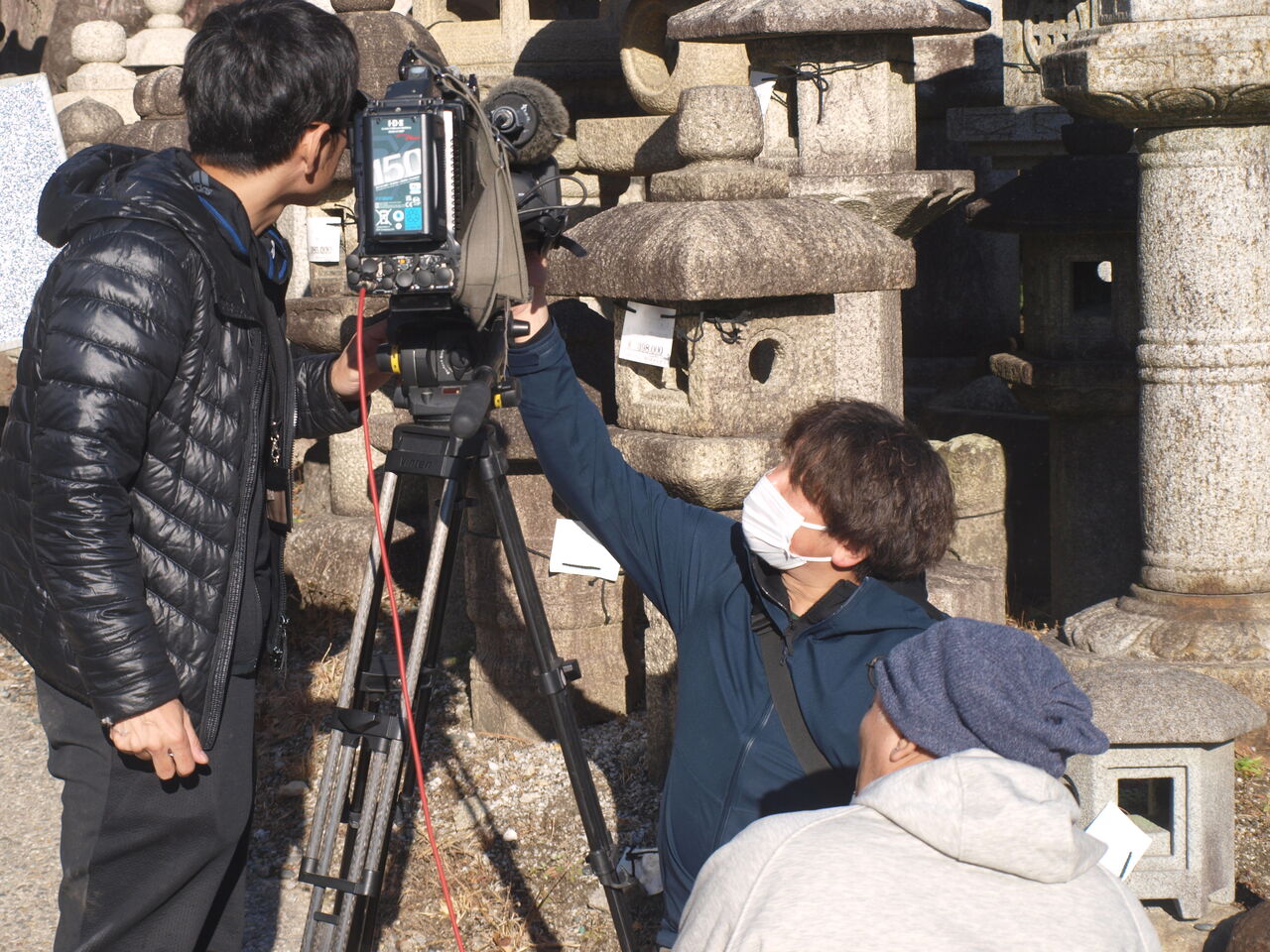 名古屋テレビ【メ～テレ】サクセスの撮影取材 : 岡崎市 老舗石屋㈱杉田石材店のブログ｜石灯篭(とうろう)庭園・神社用など石製品の製造販売