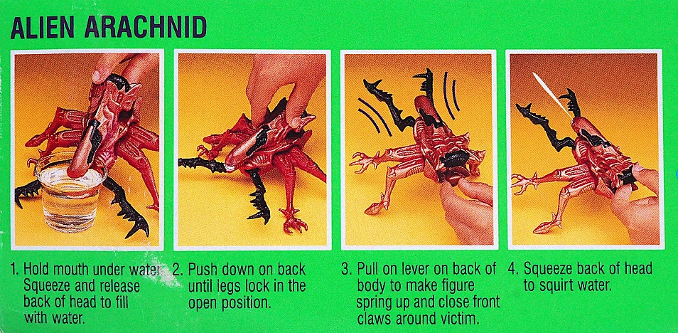 おもちゃの巣（玩具レビュー） : Kenner タランチュラエイリアン （Alien Arachnid） レビュー